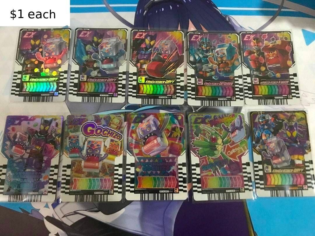 Kamen Rider Gotchard Ride Chemy Cards (Legend Rare, Gavv Rare) Kamen ...