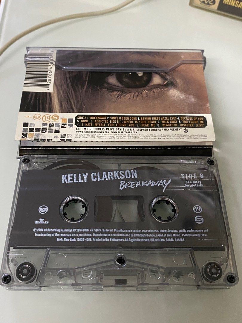 Kelly Clarkson - Breakaway - Philippines Original Pop Music Album Cassette Tape - Good Condition ...