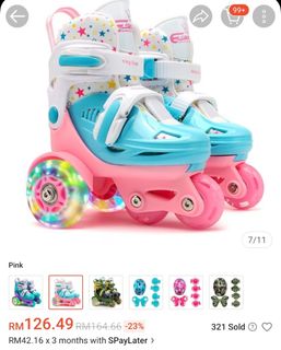 Inline roller skates kids beginner, Babies & Kids, Babies & Kids ...