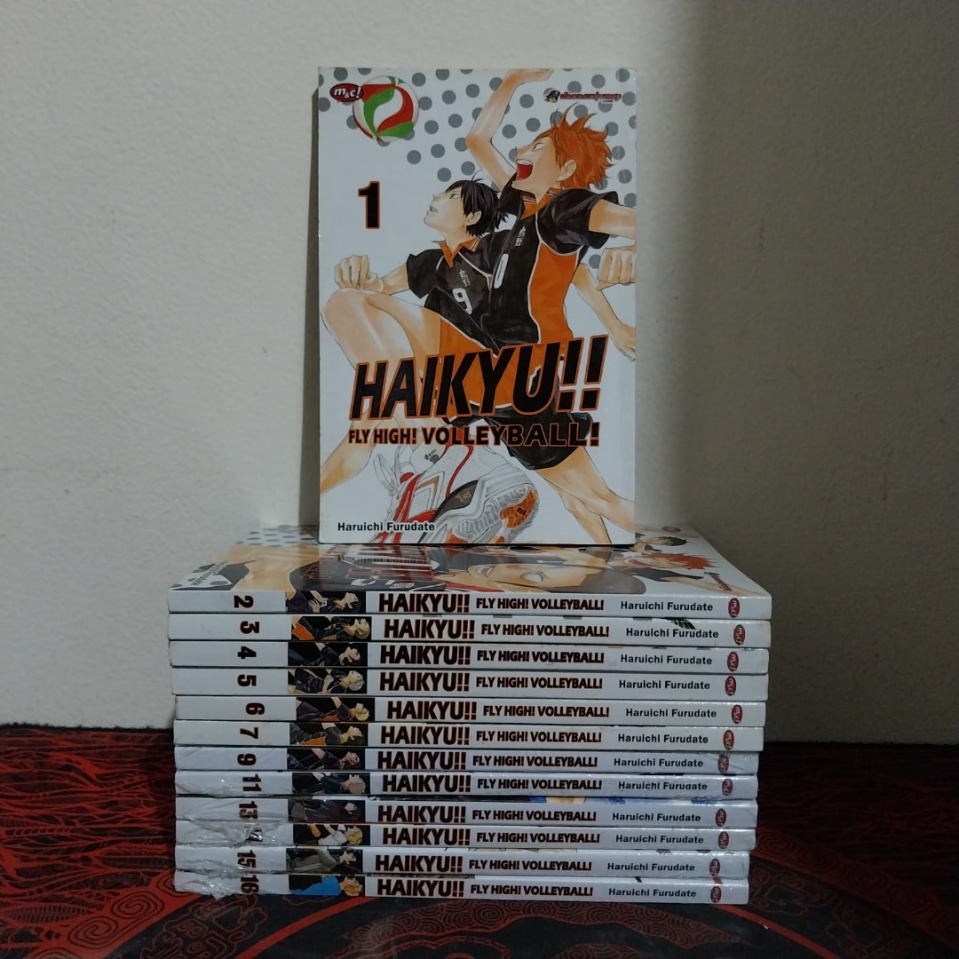 Komik Manga Haikyu!! Volume 1-7, 9, 11, 13-16 Original, Buku & Alat Tulis, Komik dan Manga di ...