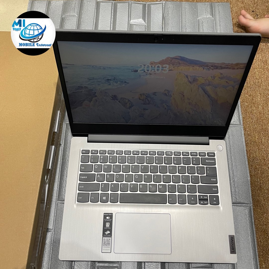 Laptop Lenovo murah Idea slim AMD ryzen 3020e Ram 8gb ssd 256GB bekas ...