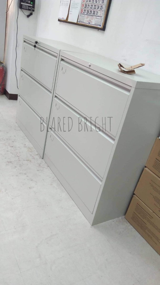 Lateral 3 layer cabinet office furniture | partition cubicle, Furniture ...