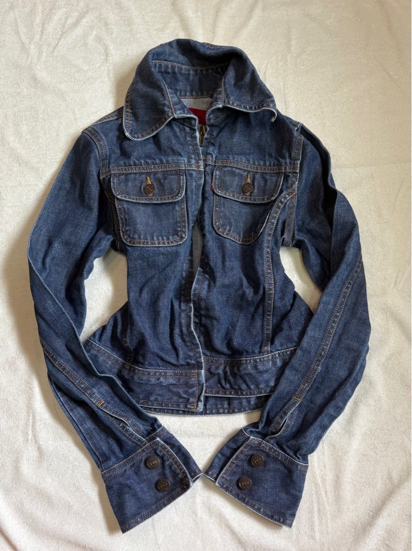 LEVIS red label denim jacket, Women's Fashion, Coats, Jackets and ...