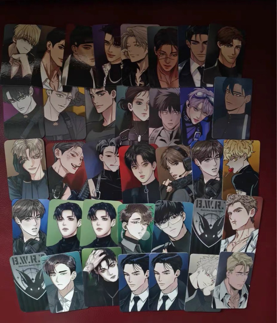 LEZHIN BLACK RABBIT SEASON GREETING PHOTOCARD PC SET, Hobbies & Toys ...
