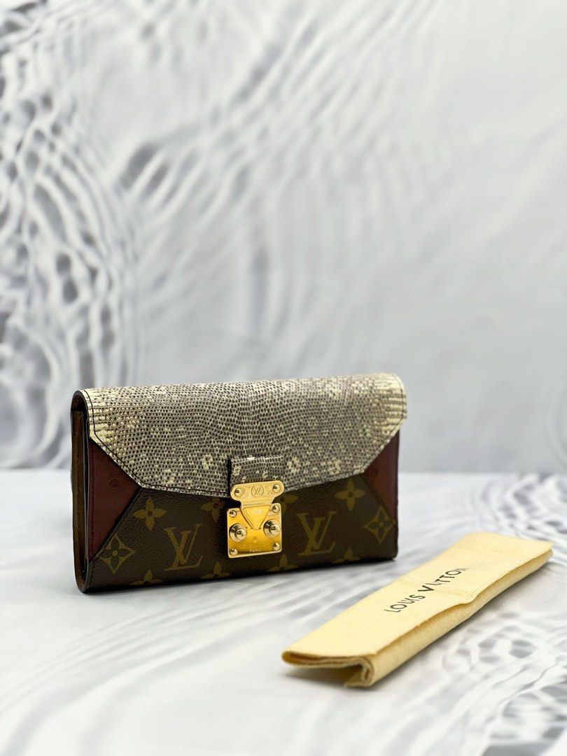 LOUIS VUITTON LIMITED SPECIAL EDITION MAJESTUEUX LONG WALLET IN LIZARD ...