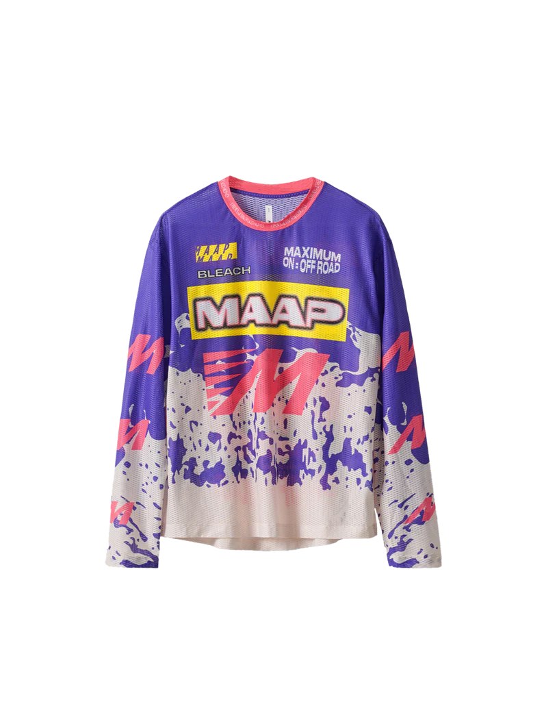 MAAP X Bleach Design Werks L Mesh LS Top, Men's Fashion, Activewear on ...