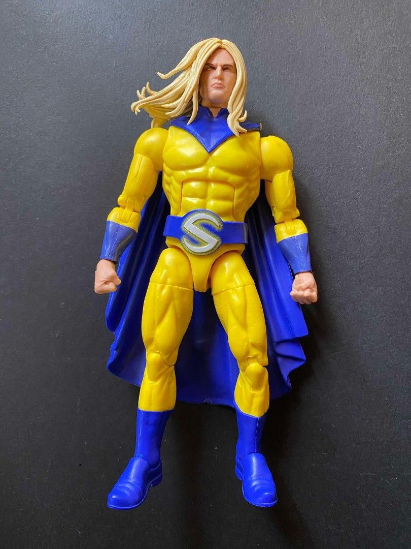 Marvel legends sentry superman. Wolverine Deadpool rare sdcc exclusive ...