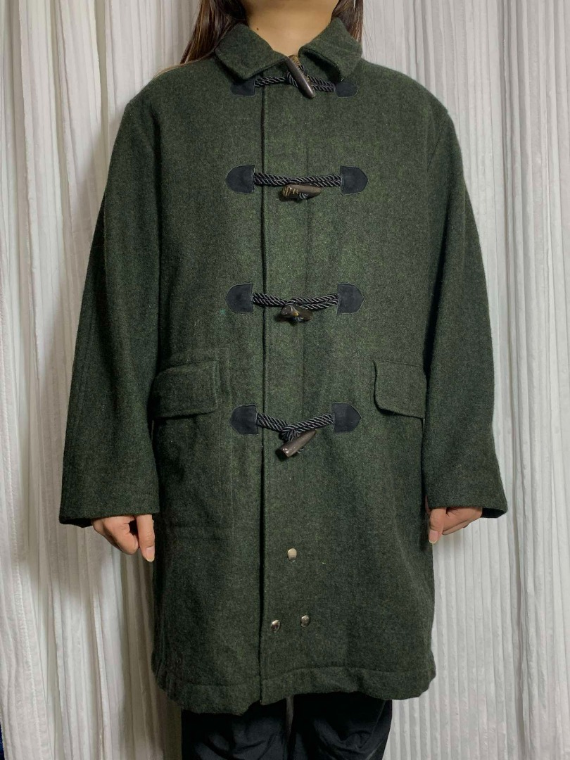 MCGREGOR MEN'S WOOL DUFFLE COAT (Full-inner lining), Men's Fashion ...