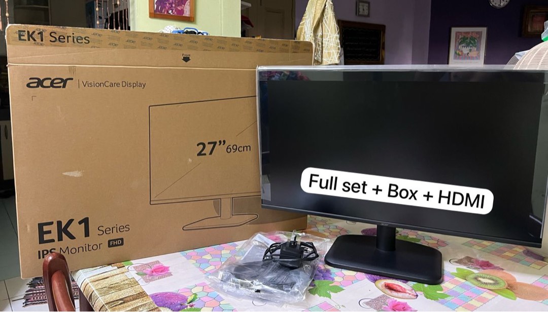 Monitor Gaming ACER EK271 27 inch Full HD 1920x1080, Computers & Tech ...