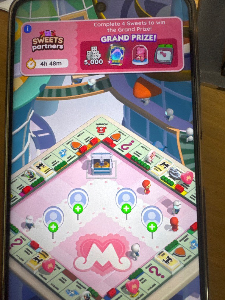 Monopoly sweet partner event, Hobbies & Toys, Toys & Games on Carousell