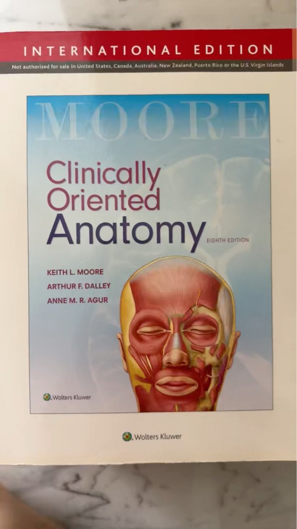 Moore Clinically Oriented Anatomy 8th Edition, Hobbies & Toys, Books & Magazines, Textbooks on ...