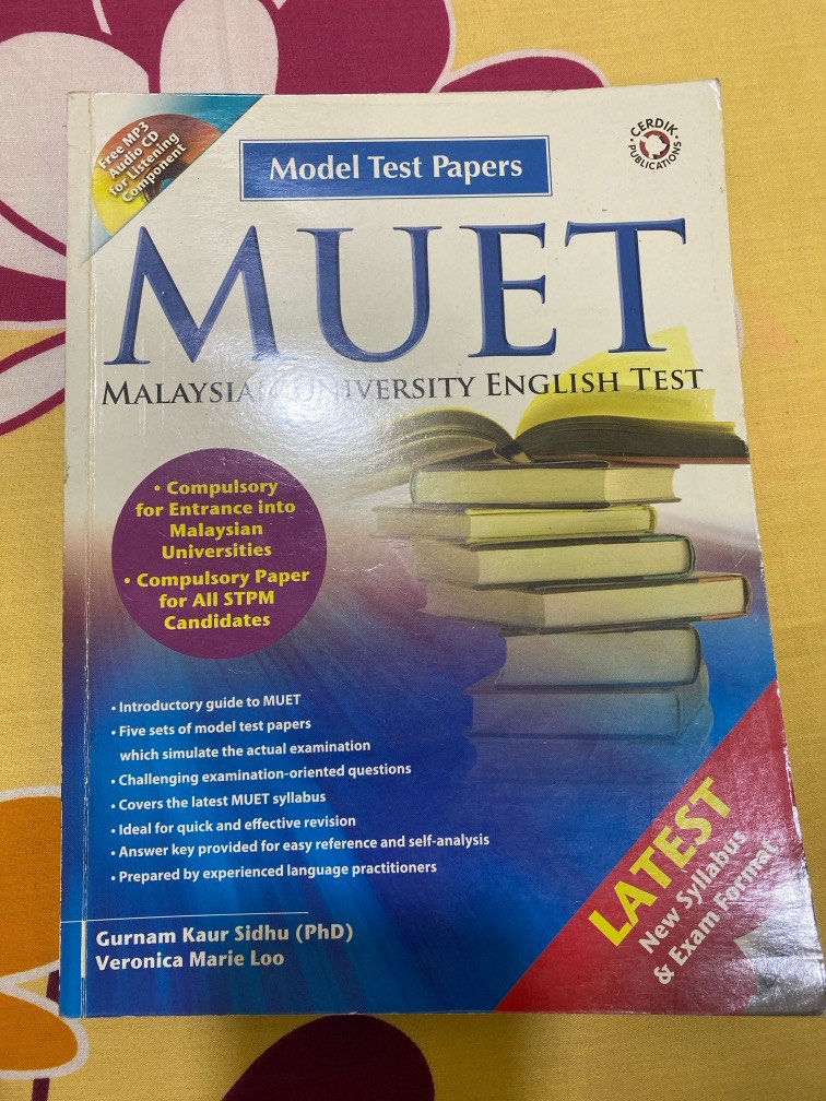 MUET Model Test Papers, Hobbies & Toys, Books & Magazines, Assessment ...