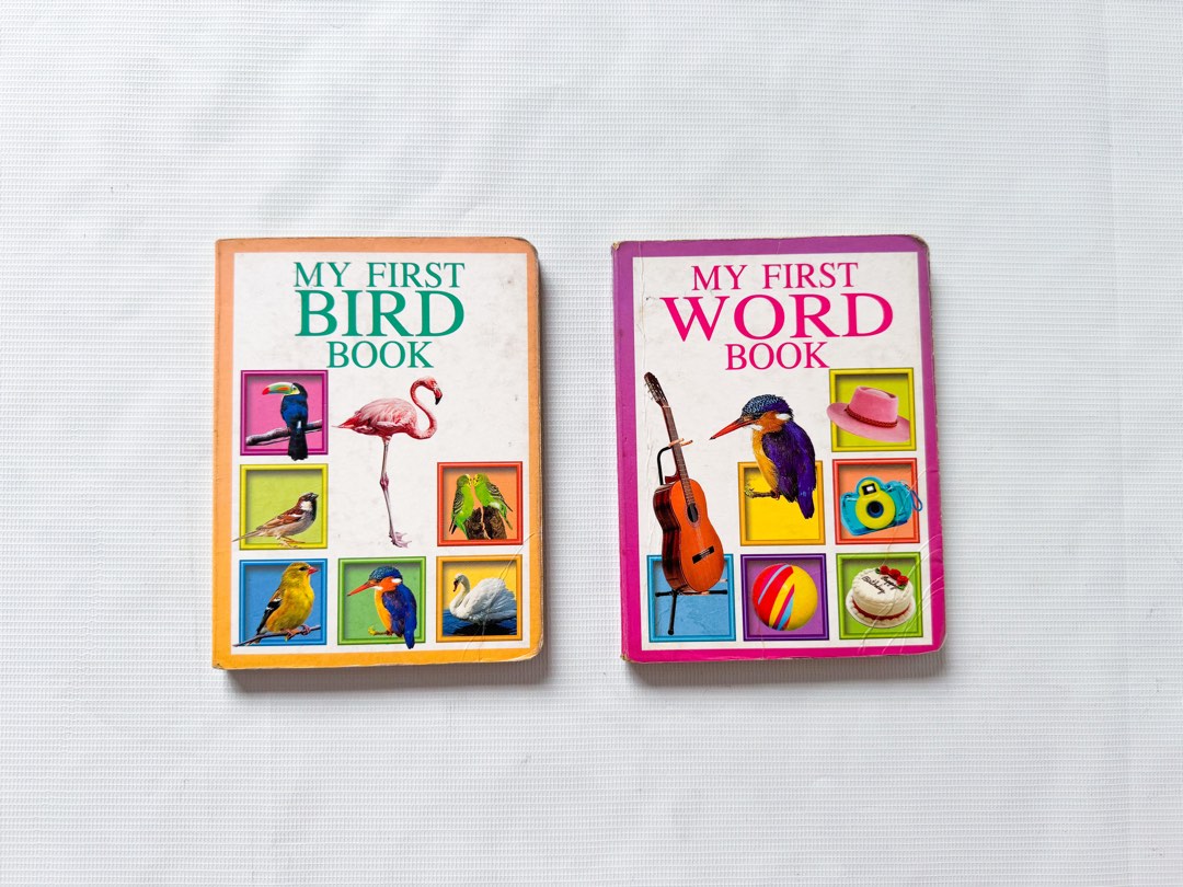 My First Bird Book and My First Word Book, Hobbies & Toys, Books ...