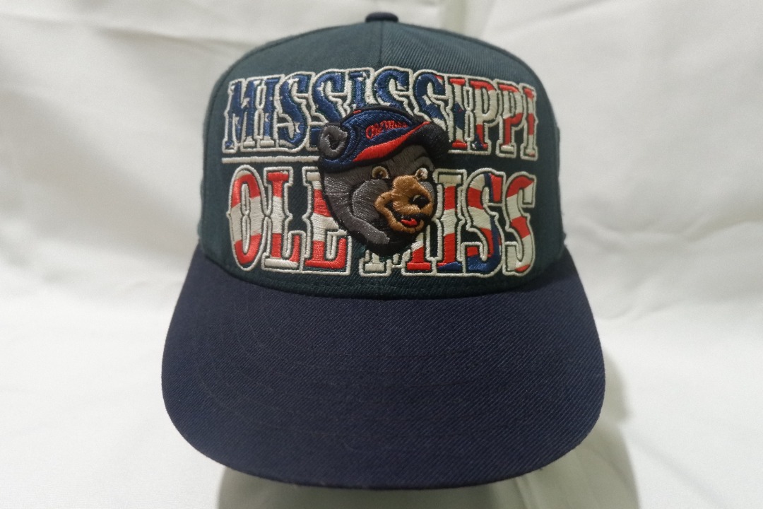 NCAA Ole Miss Big Logo Cap, Men's Fashion, Watches & Accessories, Caps ...