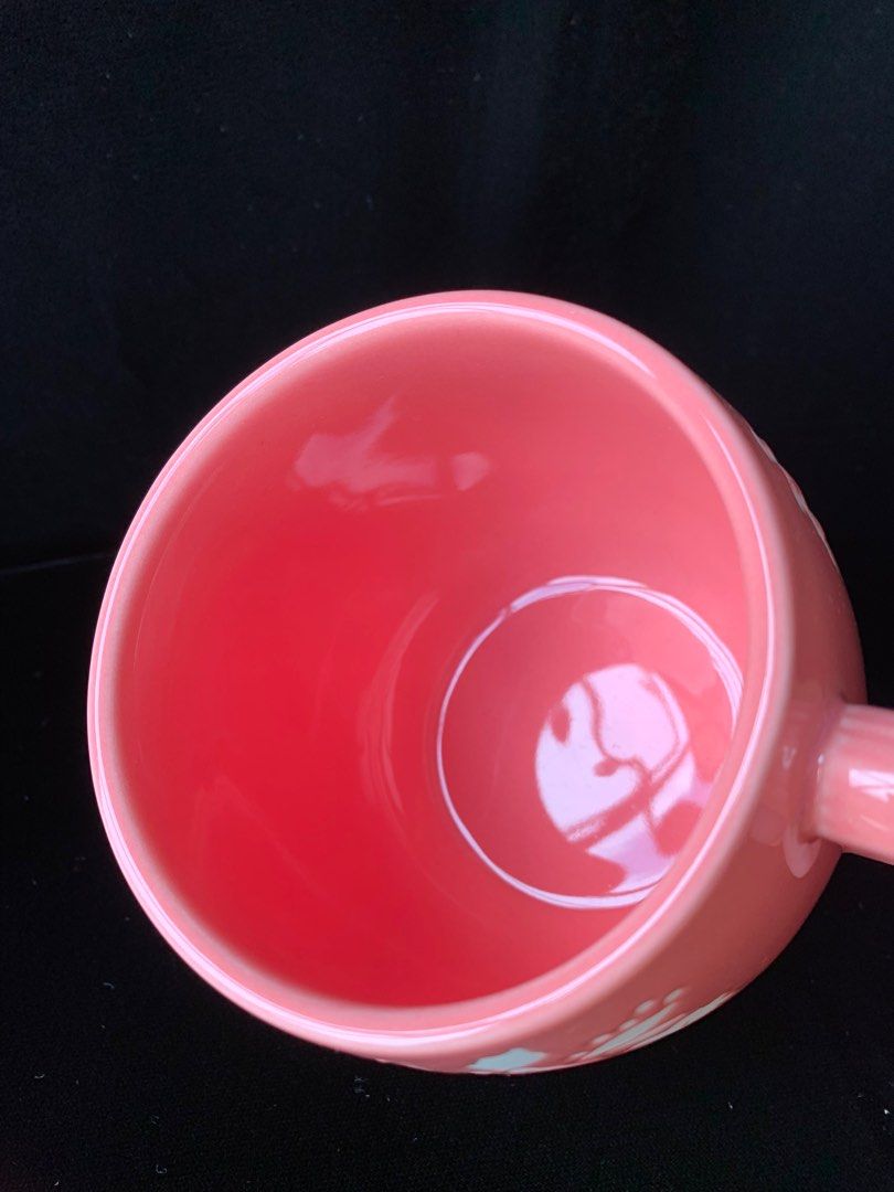 NOS FOX & IVY PINK WITH WHITE FLORAL (S) ALPHABET MUG — EXCLUSIVE ...