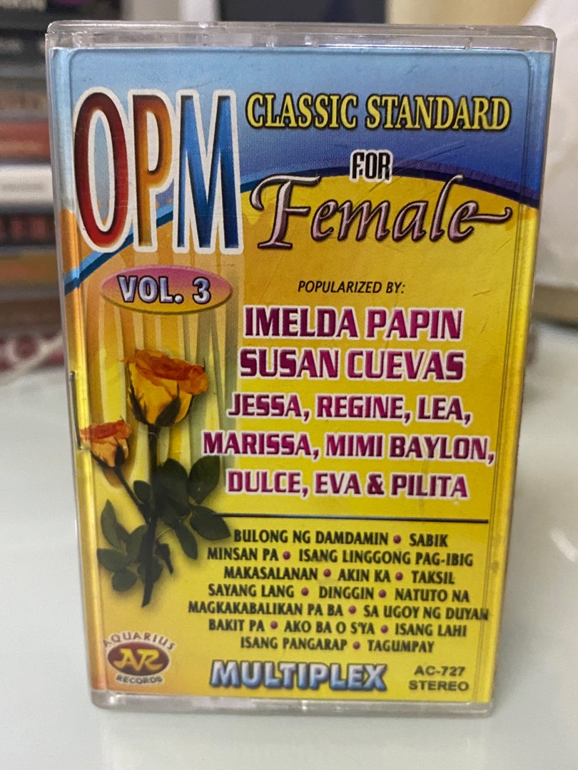 OPM CLASSIC STANDARD FOR FALE MULTIPLEX VOL. 3 - Original Pop Music Album Cassette Tape ...