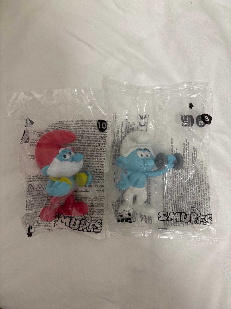 Papa Smurf/ Hefty Smurf Burger King Toy, Hobbies & Toys, Toys & Games ...