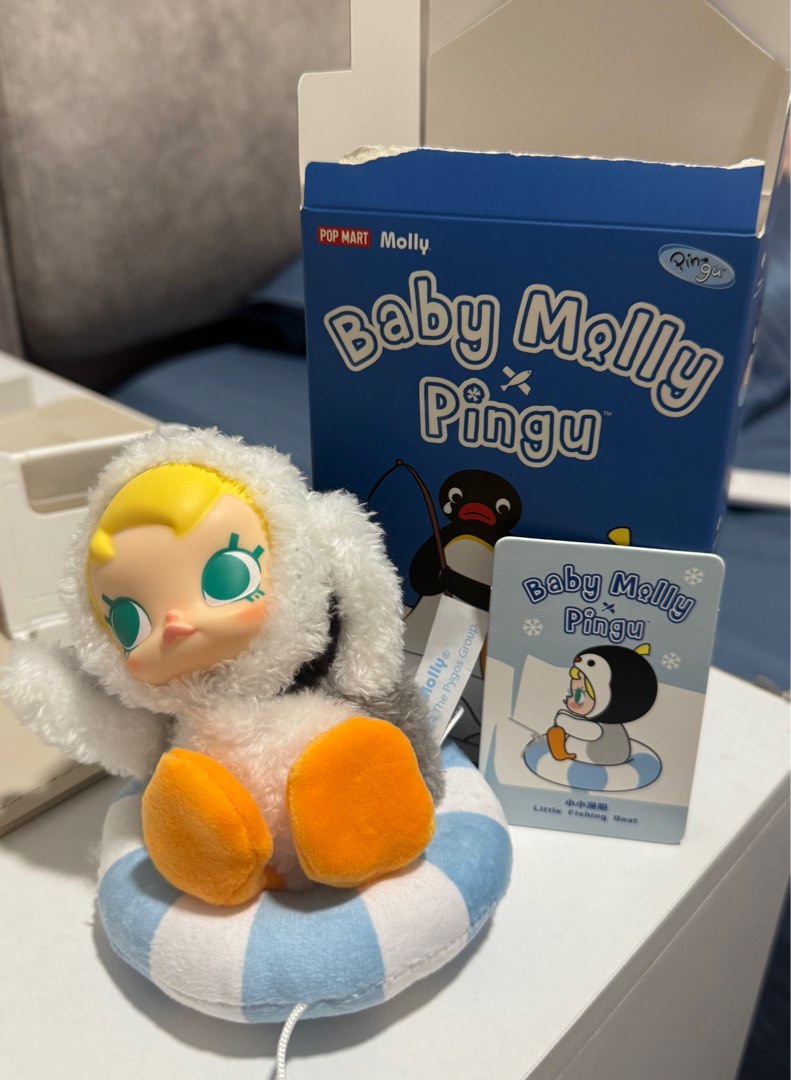 Pingu X Molly Popmart Molly, Hobbies & Toys, Toys & Games on Carousell