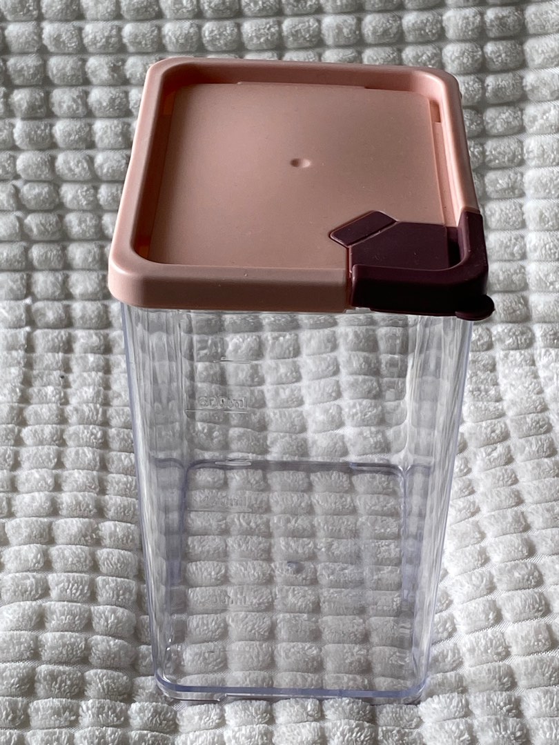 Pink food container, Furniture & Home Living, Kitchenware & Tableware ...