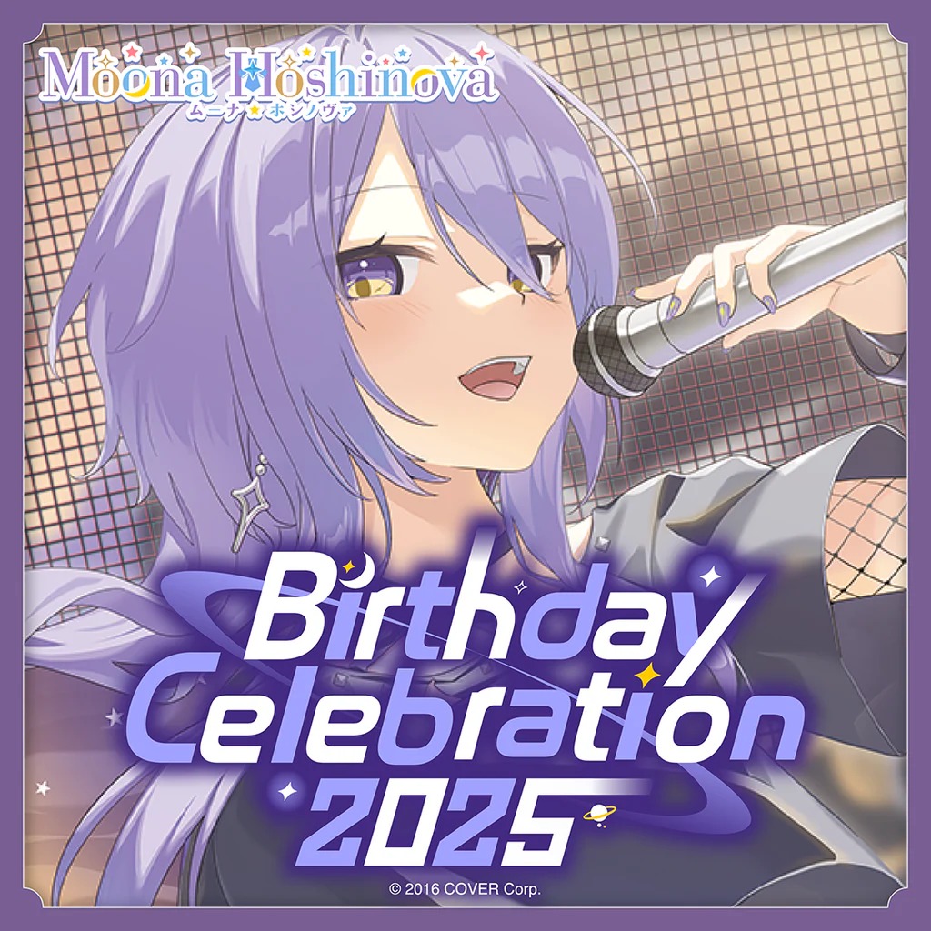 [PO till 7 March 2025] [With Bonus] Hololive Moona Hoshinova Birthday Celebration 2025 rubber ...