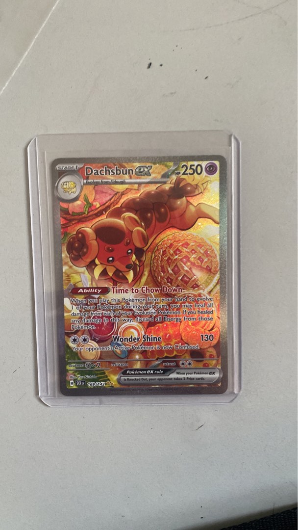 Pokemon Card ( Dachsbun SIR from stellar crown), Hobbies & Toys ...