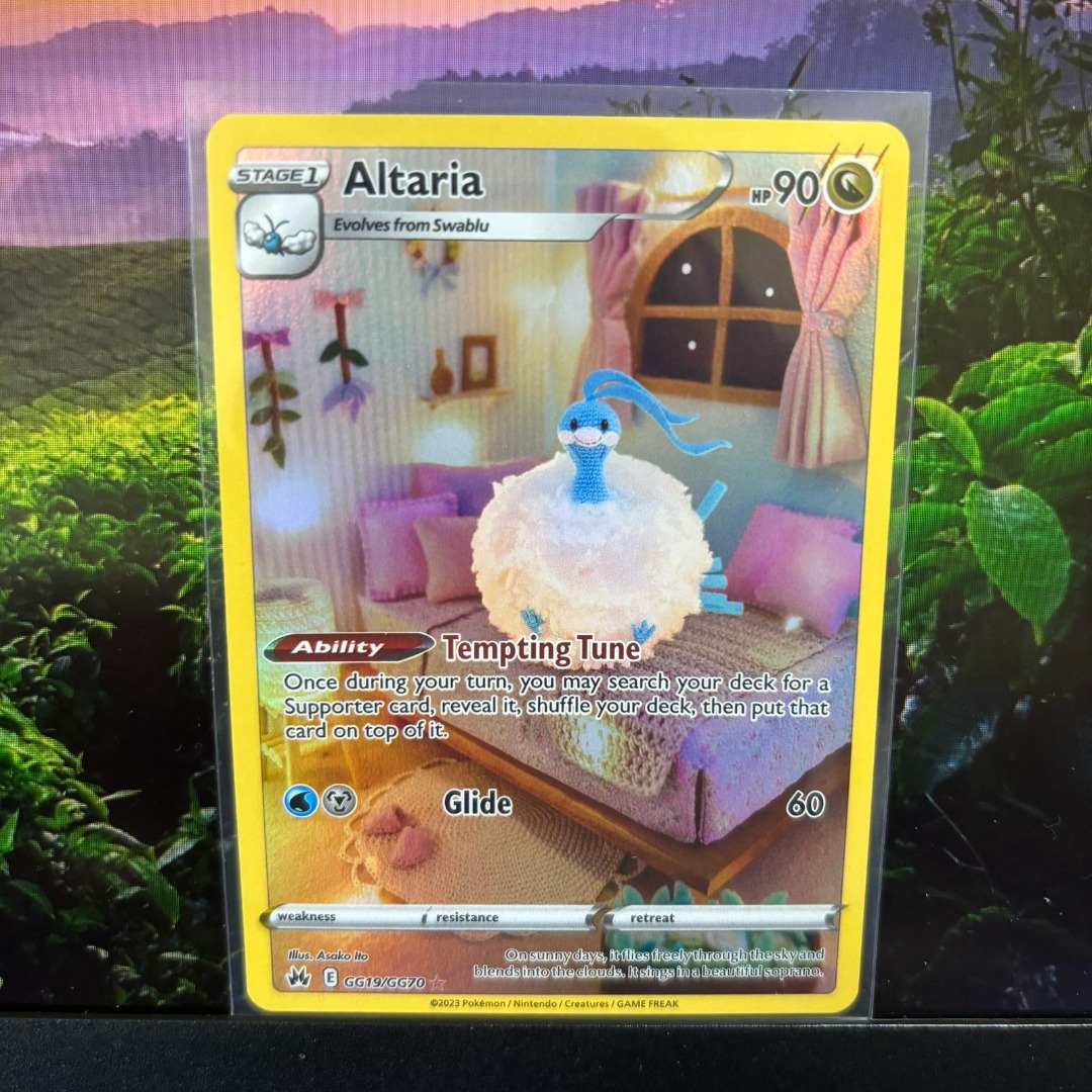 Pokemon TCG Altaria | Crown Zenith, Hobbies & Toys, Toys & Games on ...