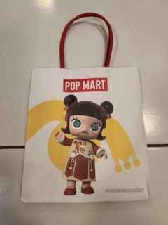 Pop mart paper bag, Women's Fashion, Bags & Wallets, Tote Bags on Carousell