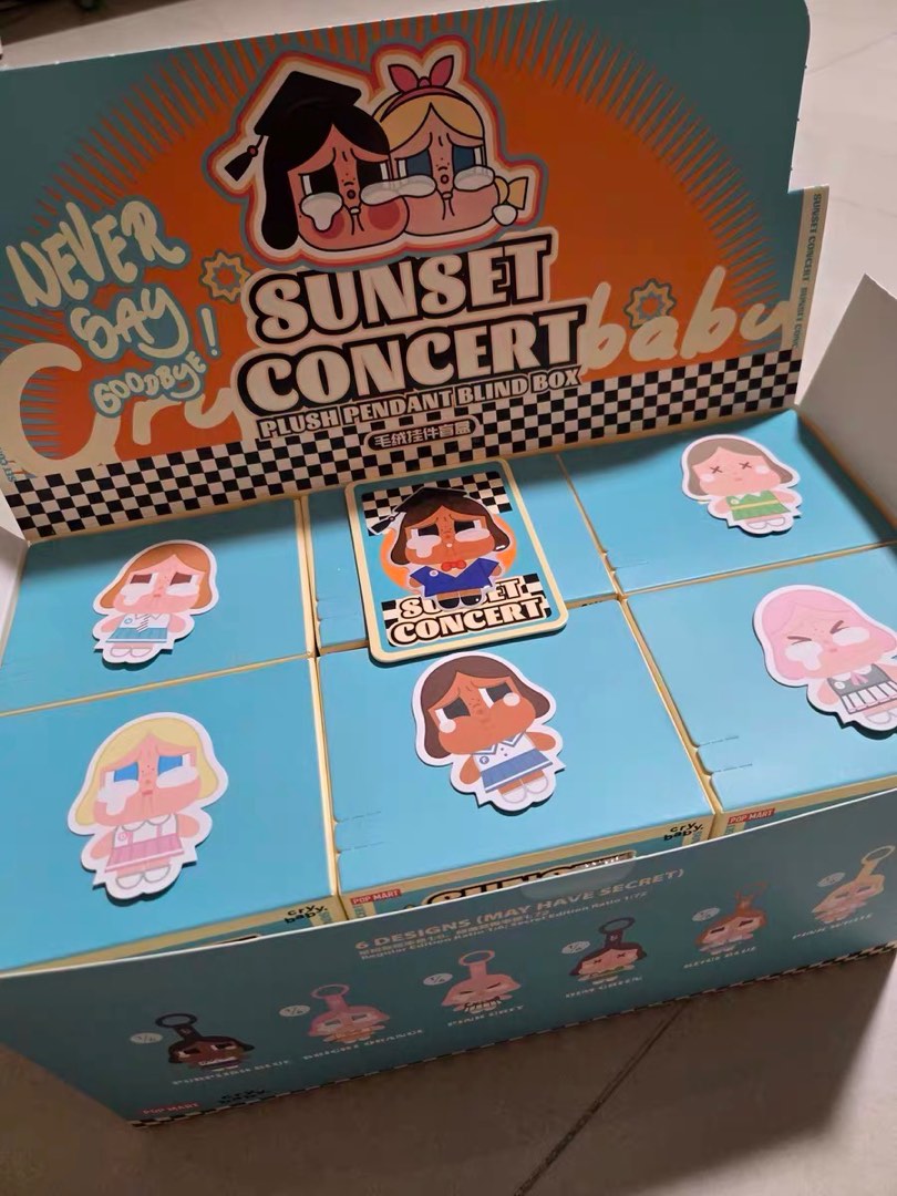 Popmart crybaby sunset concert, Hobbies & Toys, Toys & Games on Carousell