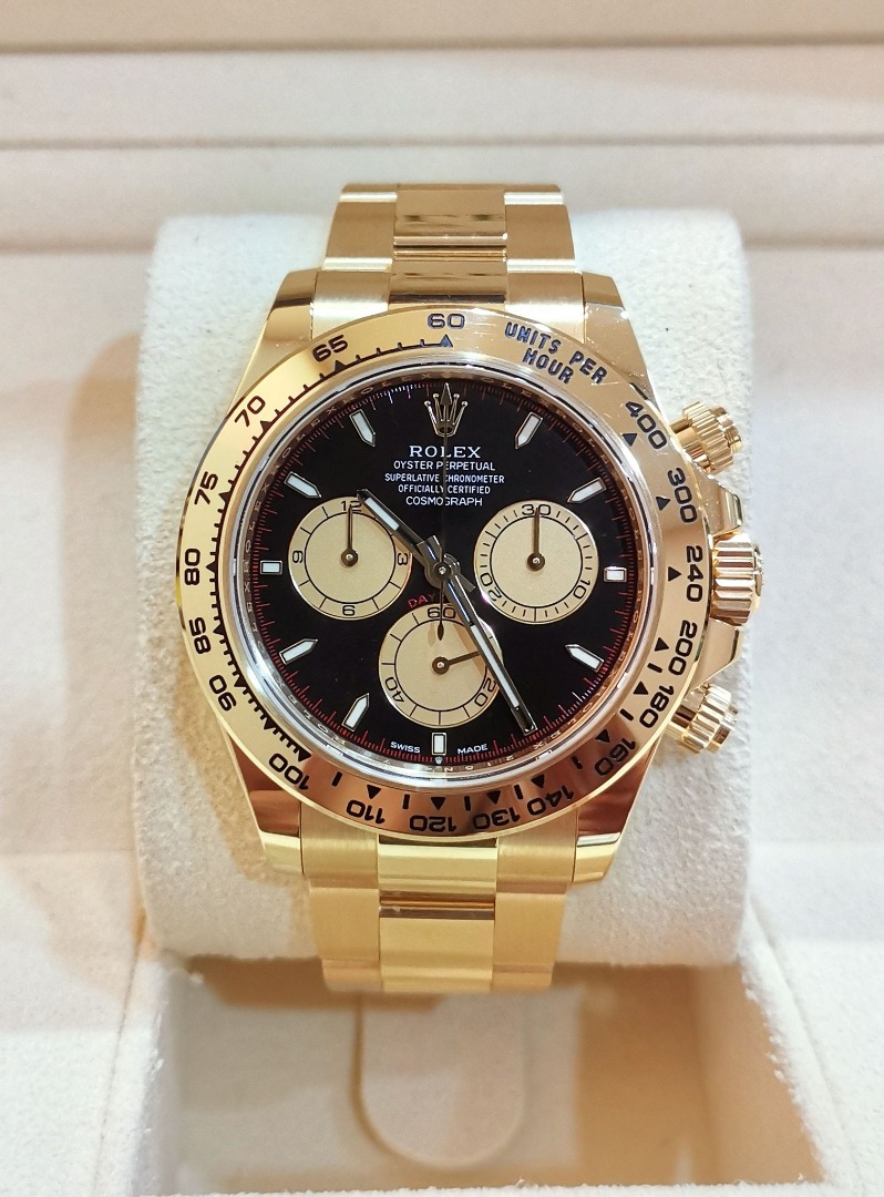 Pre-Owned Rolex 126508 18K Yellow Gold Daytona Black Dial 40mm Aka Paul ...