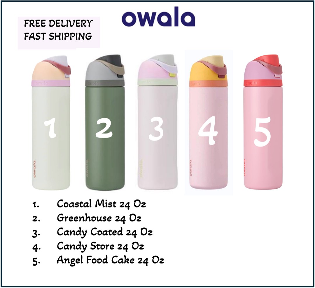[INSTOCK, STRICTLY AUTHENTIC] Owala FreeSip CANDY COATED / COASTAL MIST ...