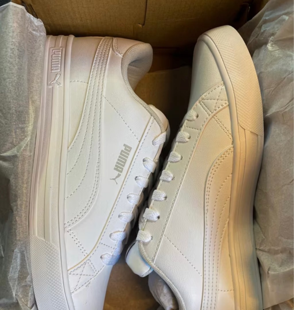 PUMA Unisex Smash Vulcanised V3 Low Shoes, Women's Fashion, Footwear ...