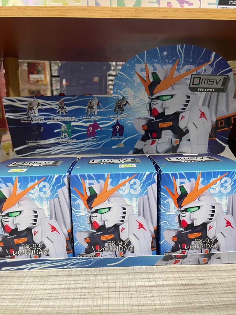 QMSV Mini RX-93 V Gundam blind box, Hobbies & Toys, Toys & Games on ...