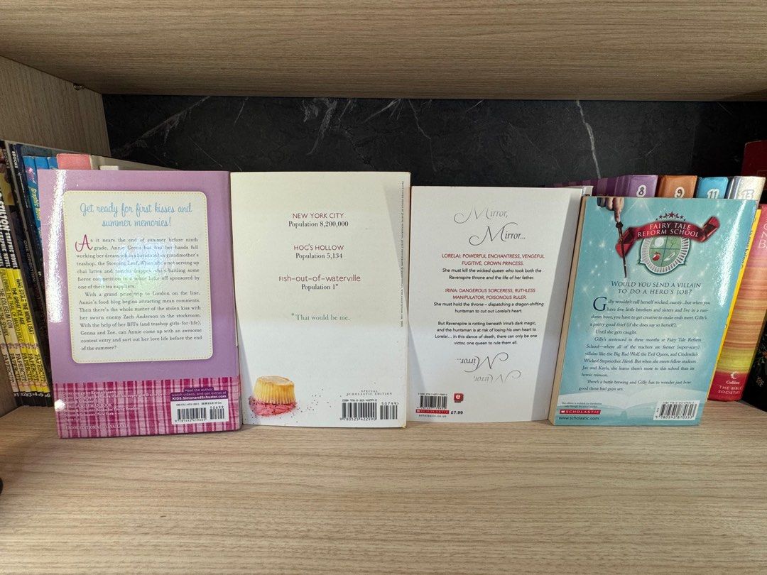Scholastic books - The secret ingredient, The cupcake queen, The shadow ...
