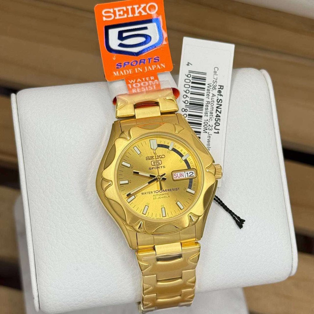 Seiko 5 Sports Unisex SNZ450J1 Japan Made🇯🇵, Women's Fashion, Watches ...