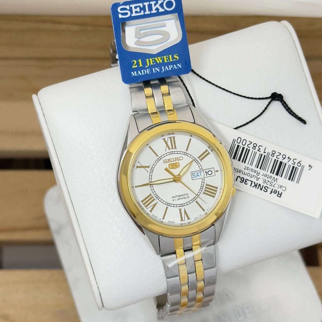 SEIKO TWO TONE, Luxury, Watches on Carousell