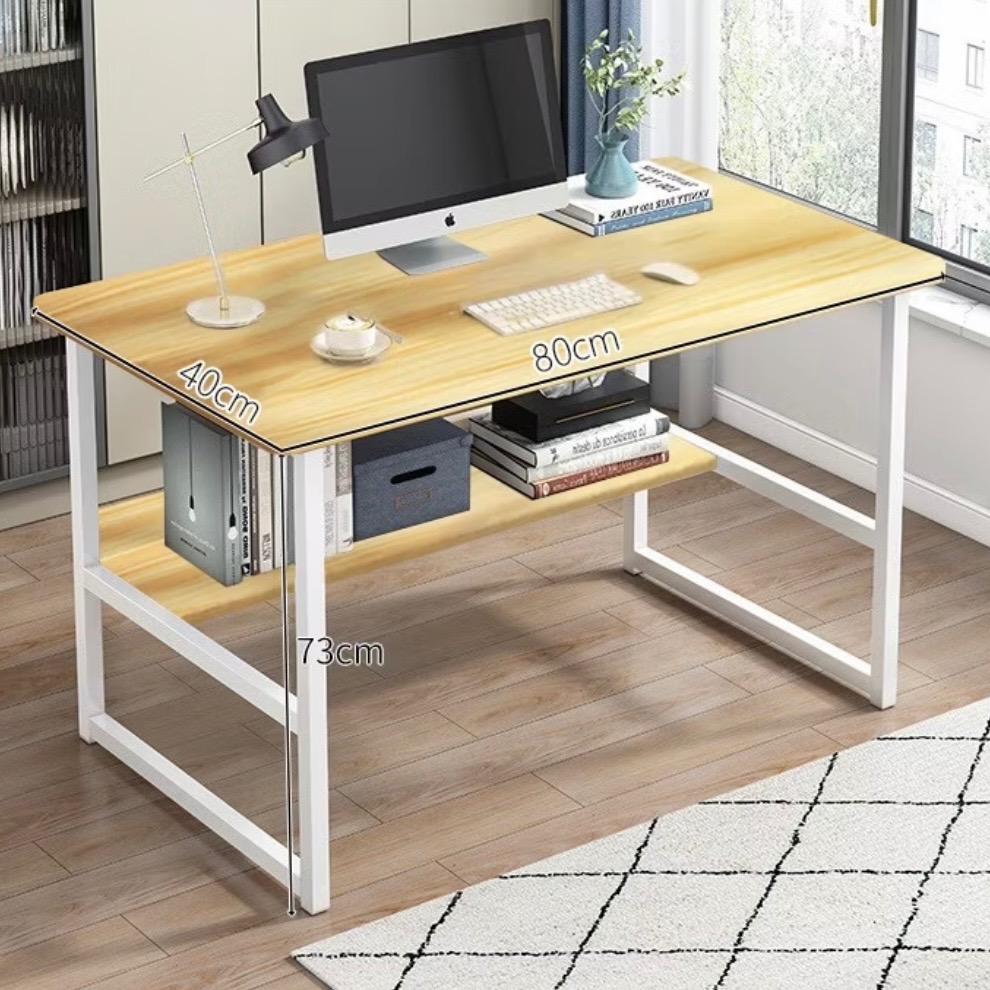 Simple Double Layered Study Table | Durable Minimalistic Wooden ...