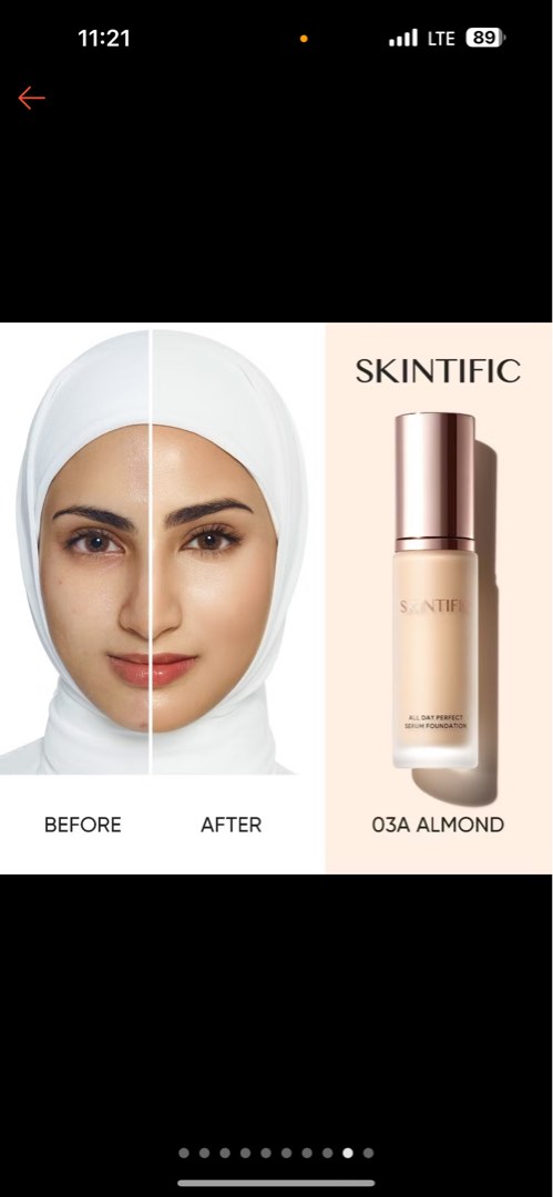 skintific serum foundation ALMOND, Beauty & Personal Care, Face, Makeup ...