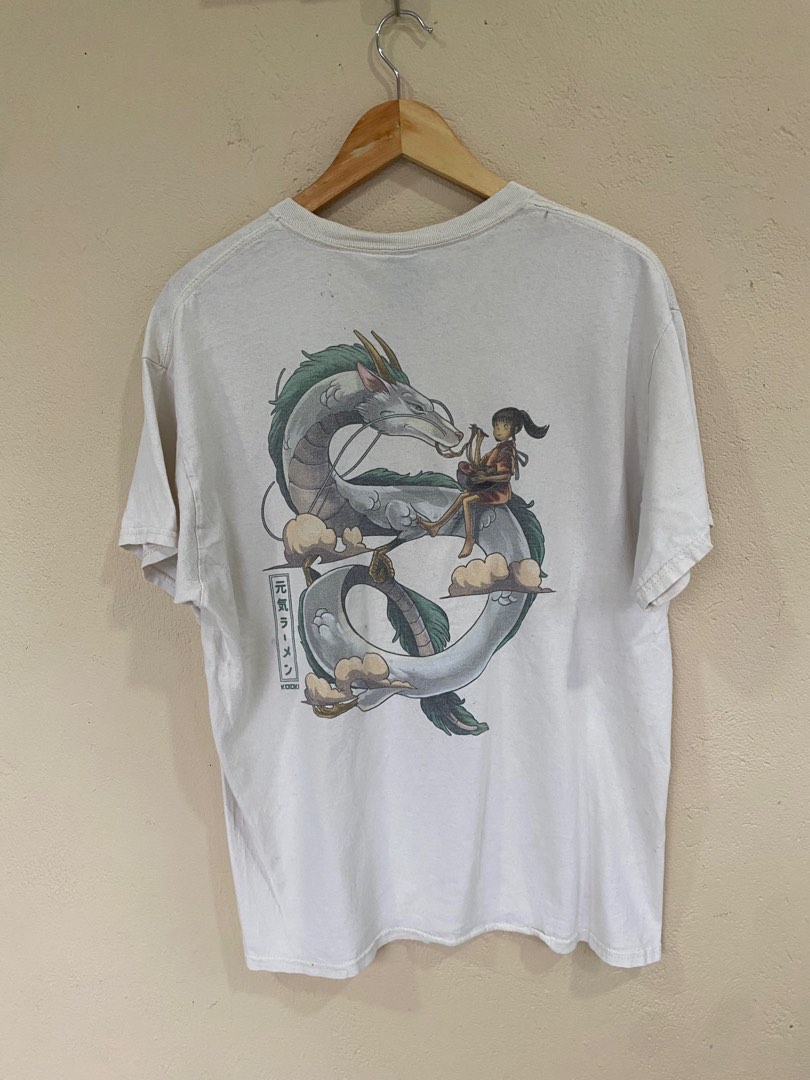 Spirited Away Ghibli Studios Tee, Men's Fashion, Tops & Sets, Tshirts & Polo Shirts on Carousell