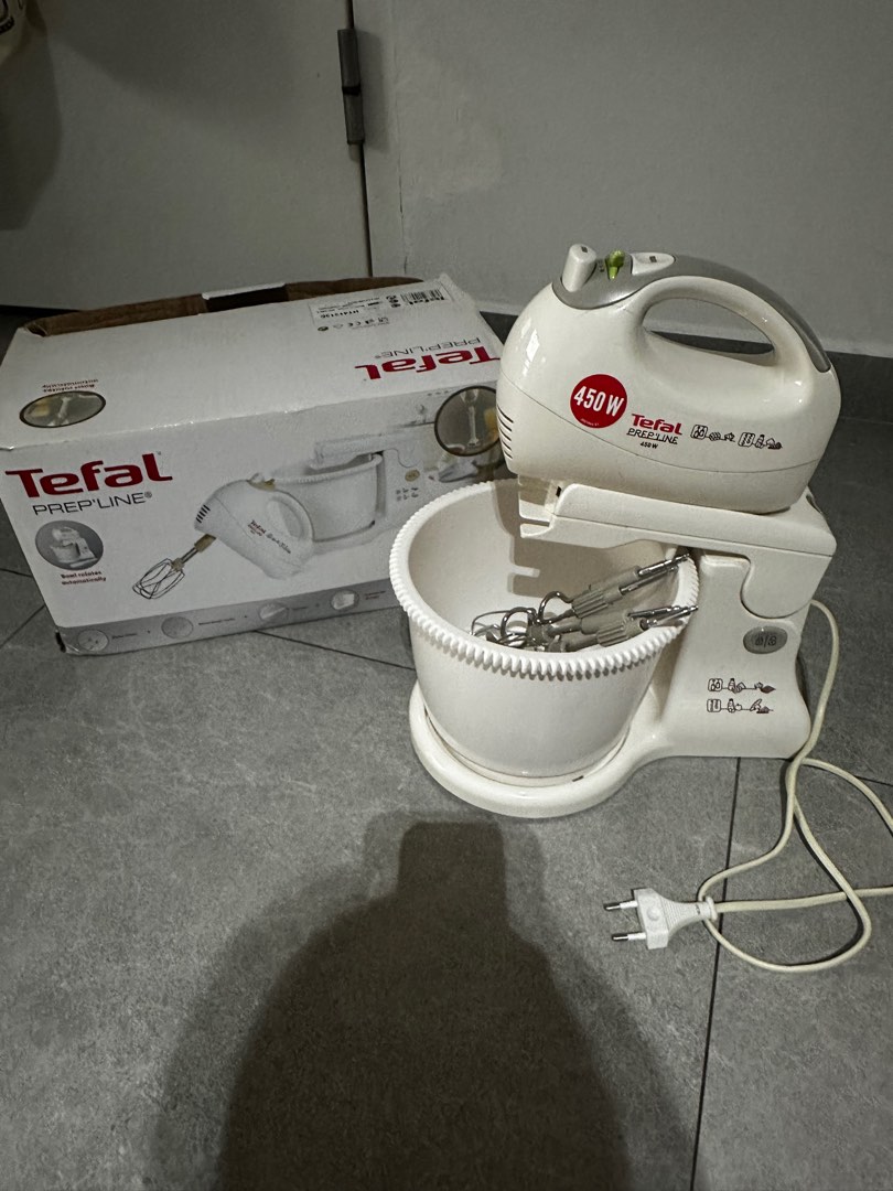 Tefal prepline hand + stand mixer, TV & Home Appliances, Kitchen ...