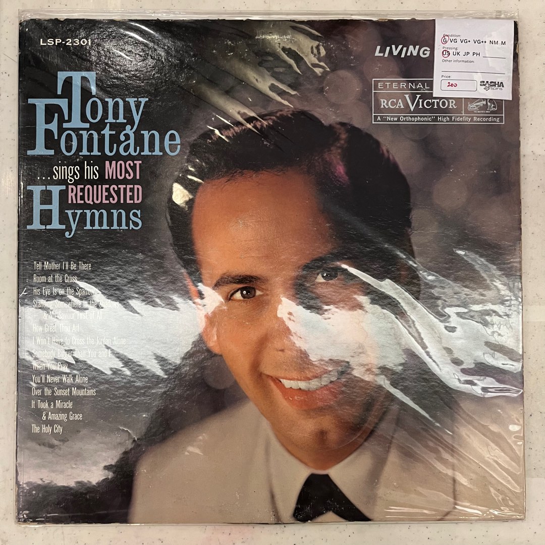 Tony Fontane - Sings His Most Requested Hymns, Hobbies & Toys, Music ...