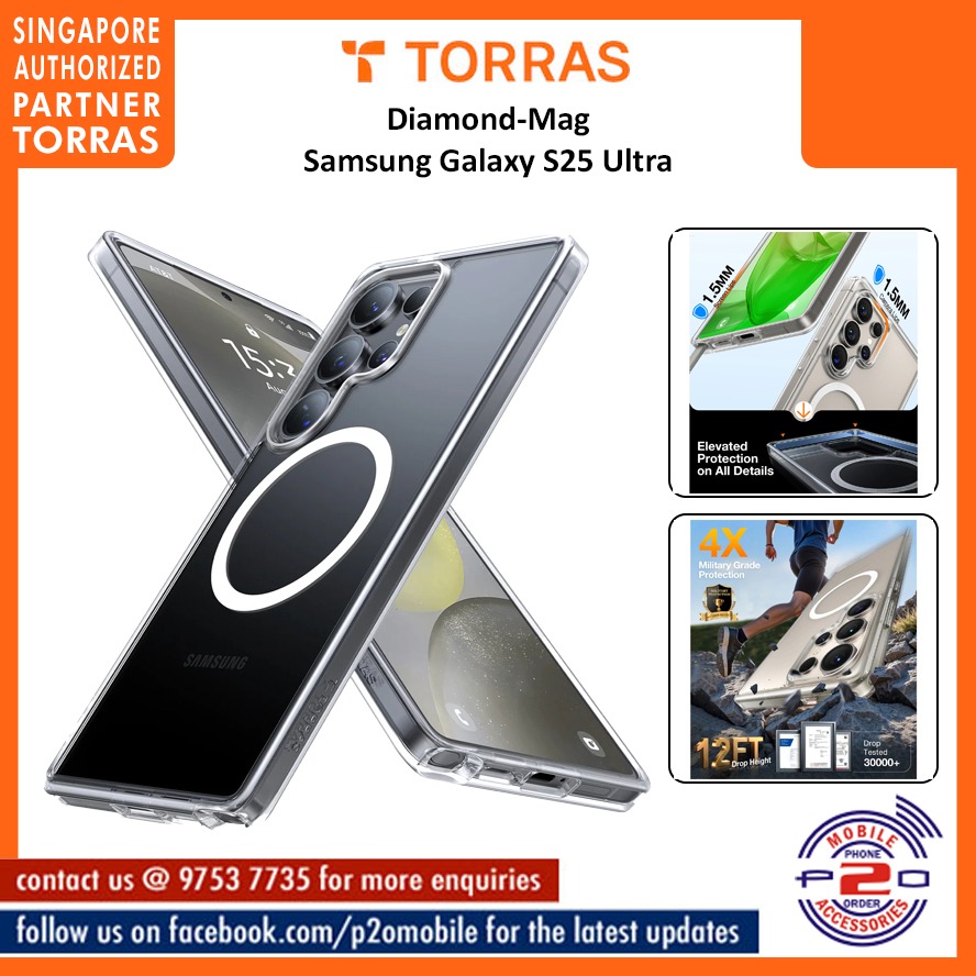 Torras Diamond-Mag for Samsung Galaxy S25 Ultra, Mobile Phones & Gadgets, Mobile & Gadget ...