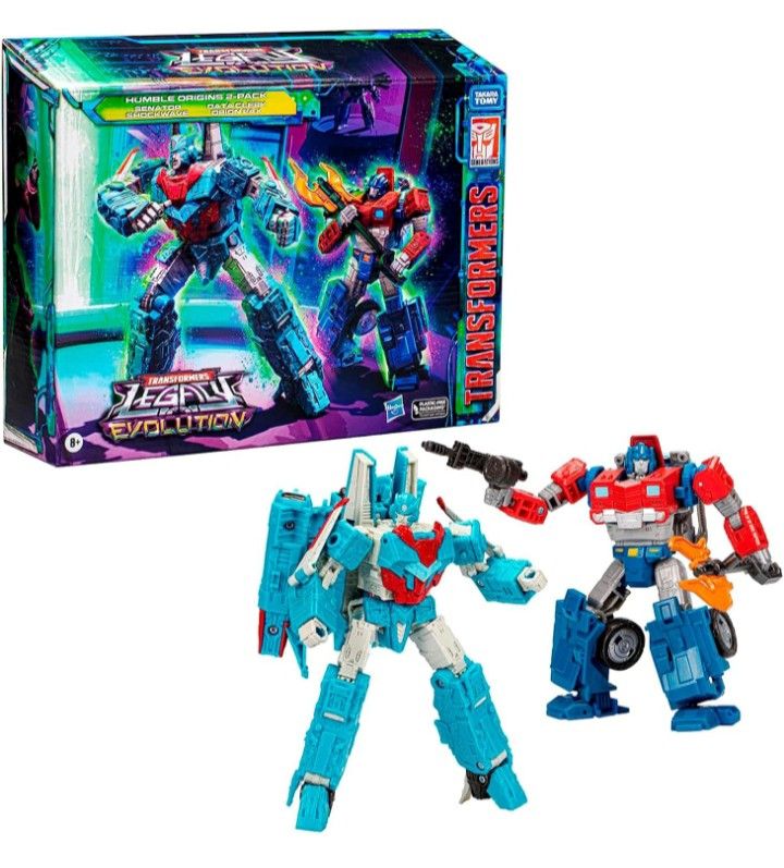 Transformers Humble Origins 2 Pack Senator Shockwave Orion Pax, Hobbies ...