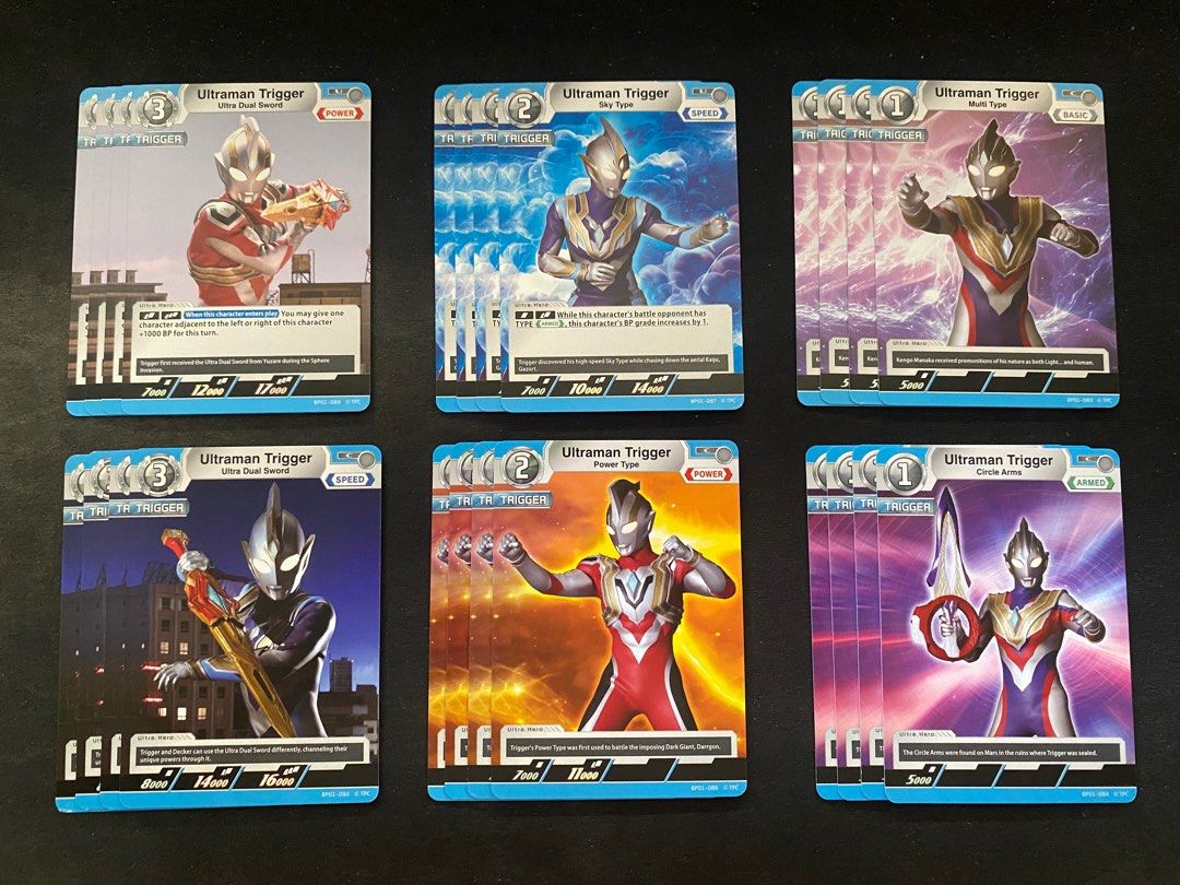 Ultraman Card Game - Ultraman Trigger Playset, Hobbies & Toys, Toys ...
