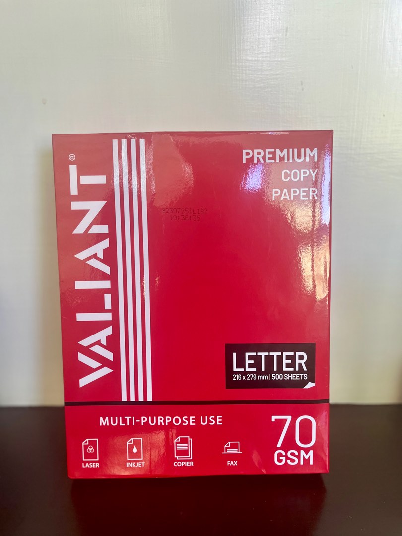 Valiant Premium Copy / Bond Paper - Short/Letter, Hobbies & Toys ...