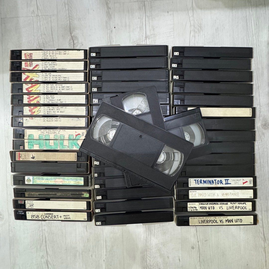 Vintage Used VHS Tapes, Hobbies & Toys, Music & Media, CDs & DVDs on ...