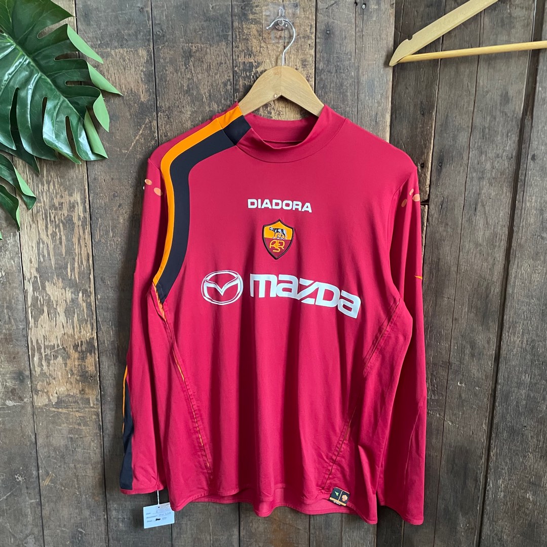 Vintage AS roma Home kit 2004/05, Men's Fashion, Activewear on Carousell