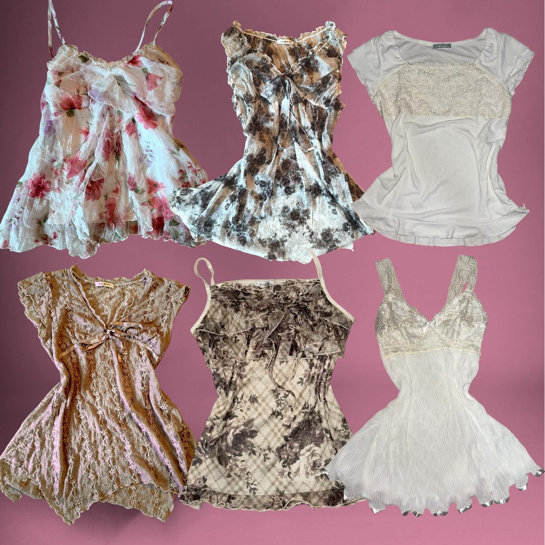 Vintage fairycore tops, Women's Fashion, Tops, Sleeveless on Carousell
