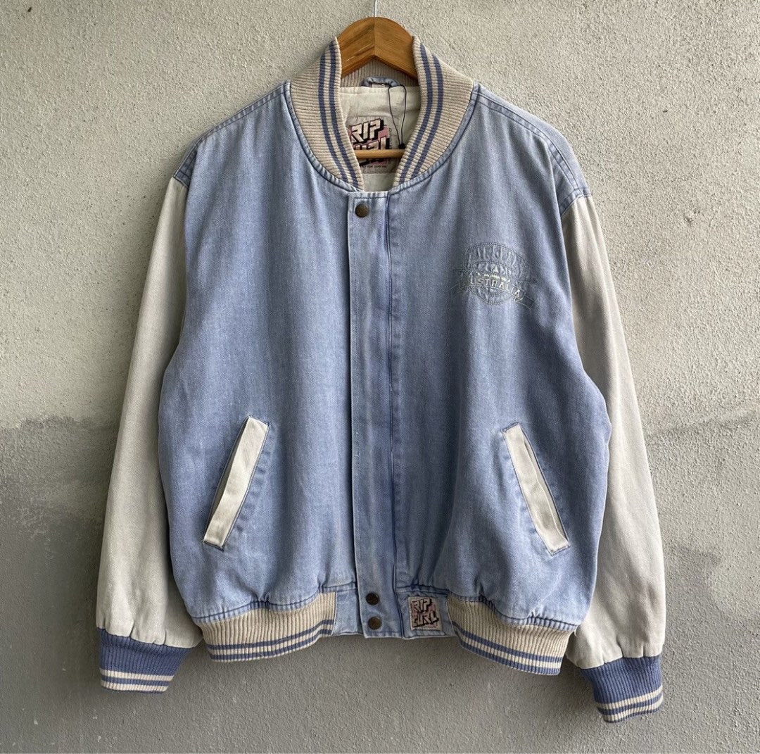 Vintage Rip Curl Varsity Jacket, Men's Fashion, Coats, Jackets and ...