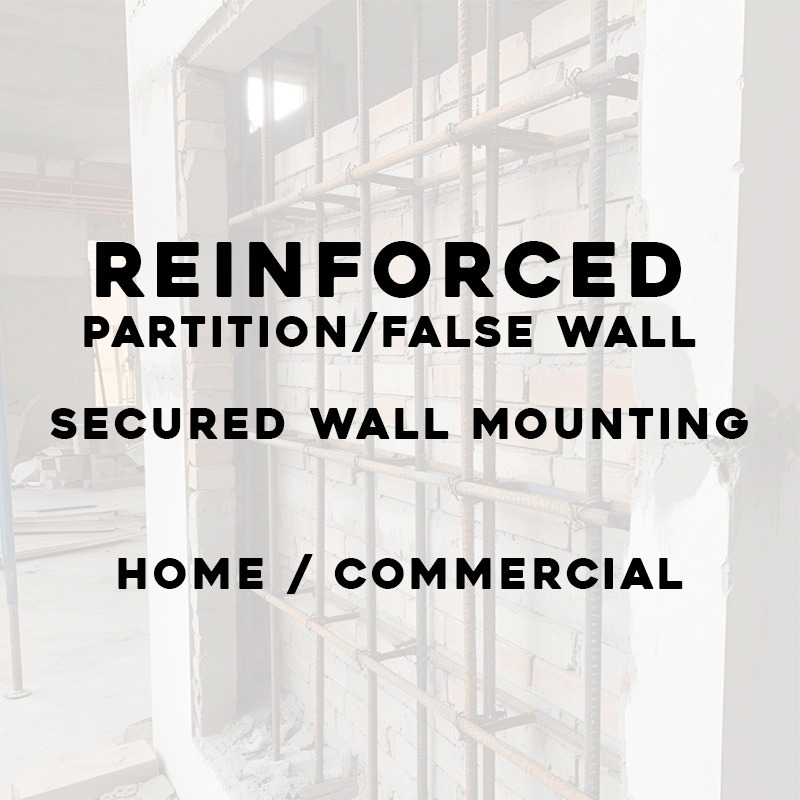 wall reinforcement partition false wall feature wall tv bracket wall ...