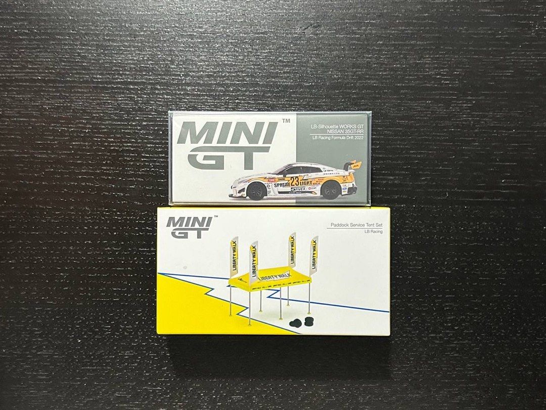 1/64 Mini GT #490 R35 LBWK LB-Silhouette + LBWK Tent Sphere Light ...